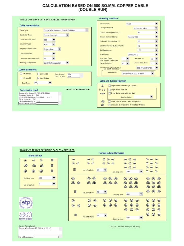 MV Polymeric Cable Ratings Guide | PDF | Electrical Resistivity And ...