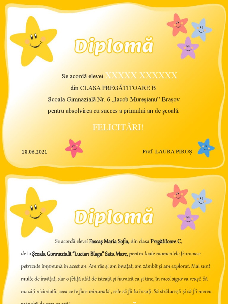 Diplome Editabile | PDF