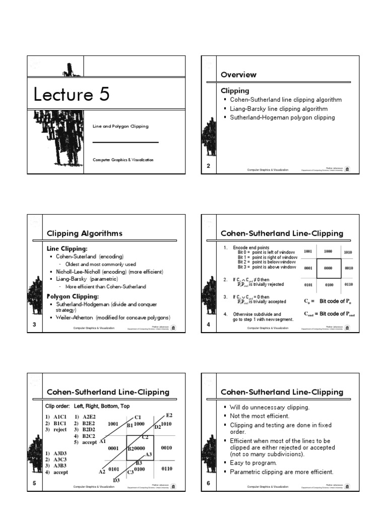 Clipping: Computer Graphics & Visualization | PDF | Vertex (Geometry) | Polygon