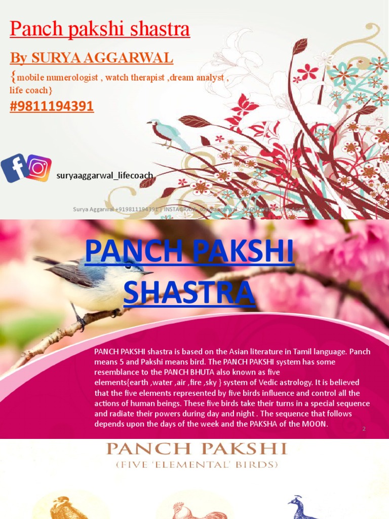 Understanding Panch Pakshi Shastra | PDF | Self-Improvement