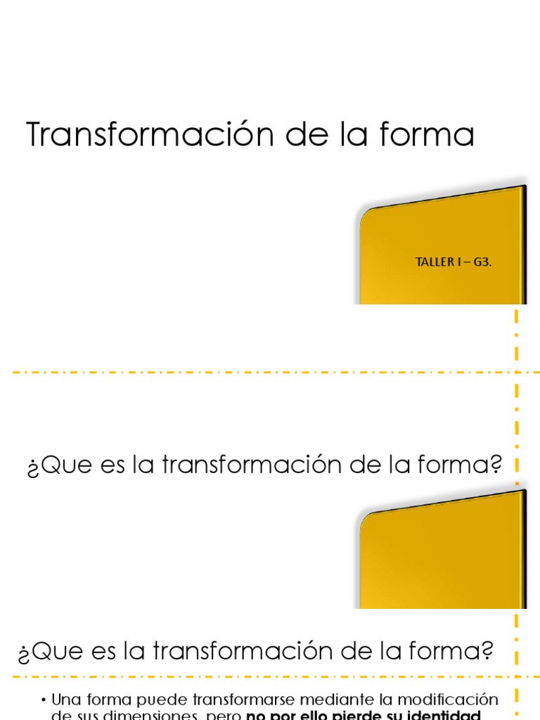 TEMA 3 - Transformación de La Forma | PDF | Métodos y materiales de ...