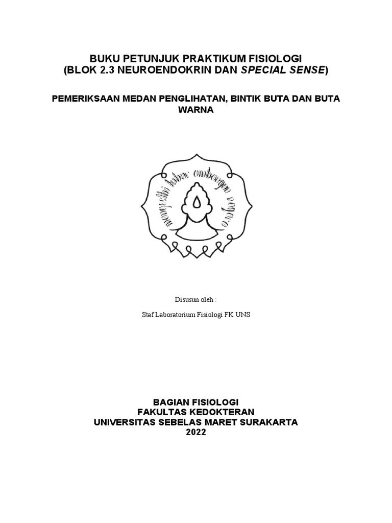 BPP Prakt Medan Penglihatan, Bintik Buta - Buta Warna 2022 | PDF