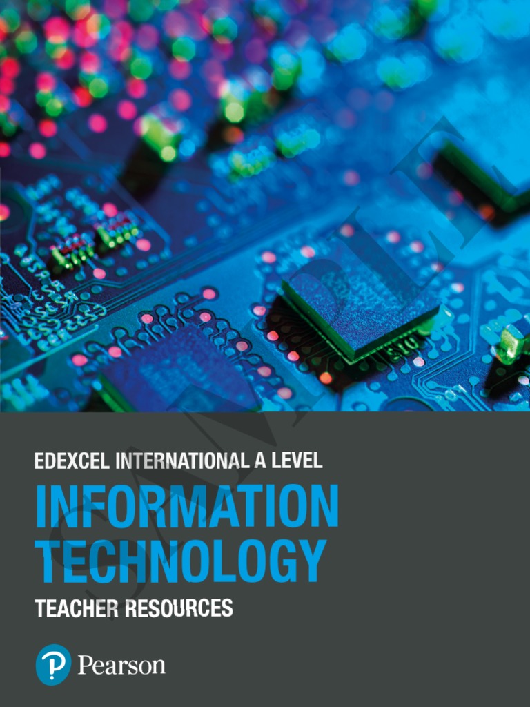 International A Level IT Teacher Resource Pack Sample | PDF | Computer ...