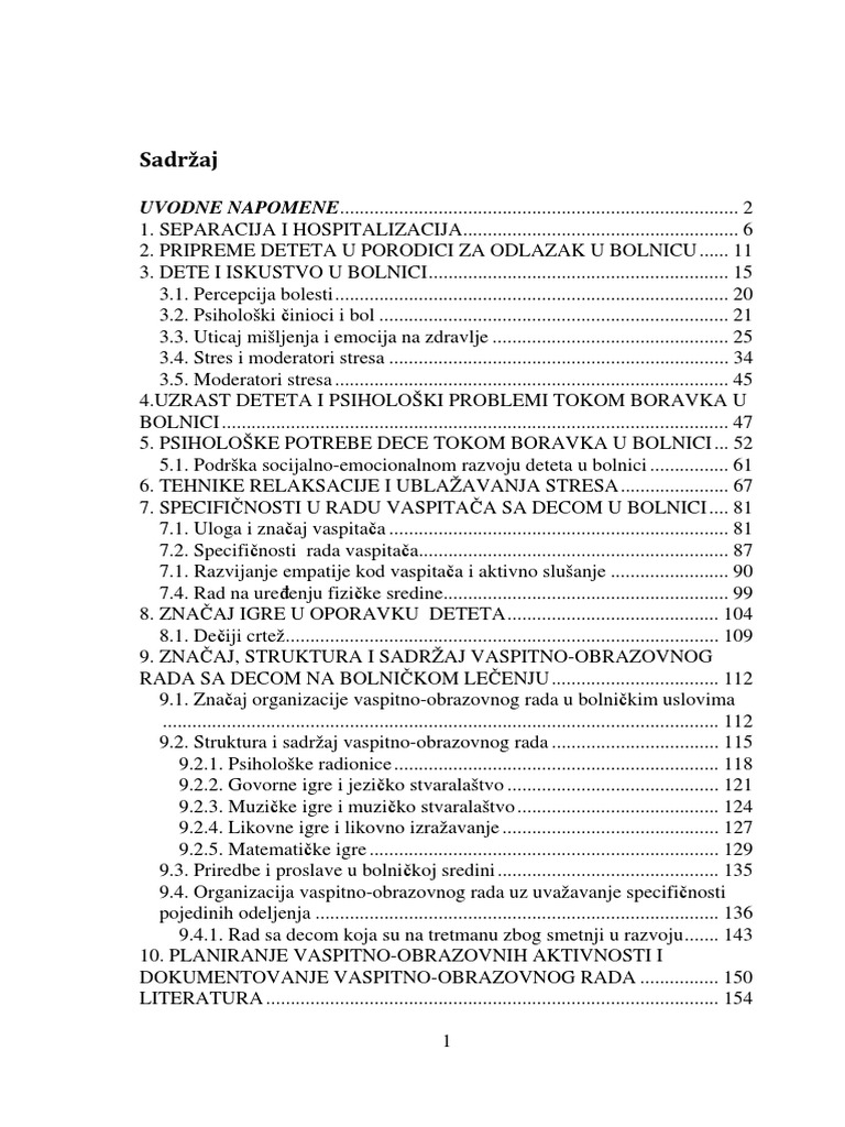 Deca U Bolnici | PDF