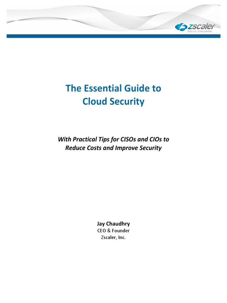 The Essential Guide To Cloud Security | PDF | Cloud Computing | Malware