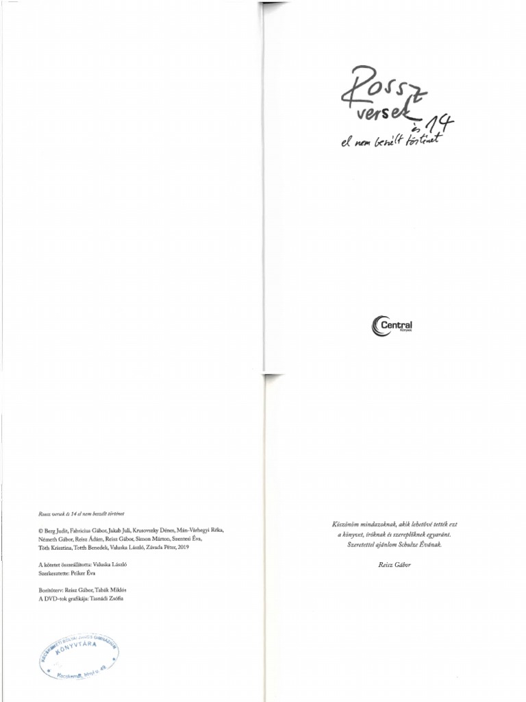 Rossz Versek | PDF