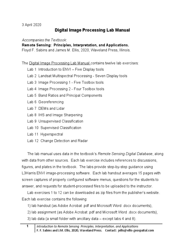 READ ME Digital Image Processing Lab - Manual | PDF | Computer File ...