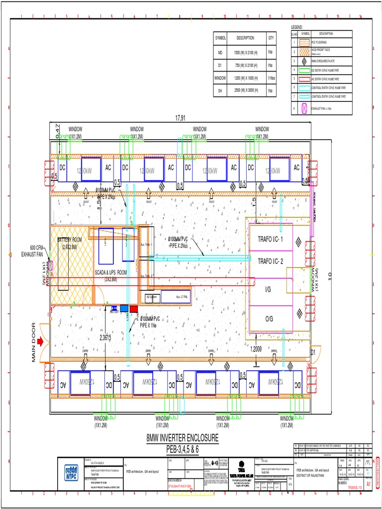 Revised PEB Architecture, GA and Layout | PDF | Electrical Engineering ...
