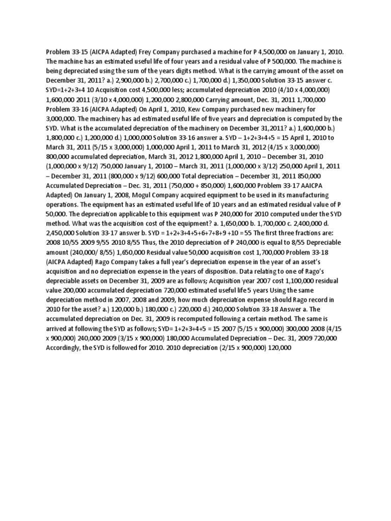 Acc Ppe Part 2 | PDF | Depreciation | Corporations