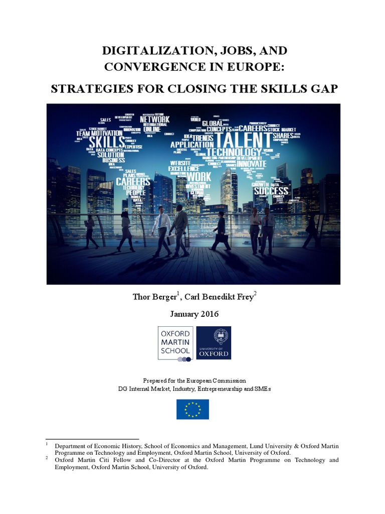 Digitalization, Jobs, and Convergence in Europe: Strategies For Closing ...