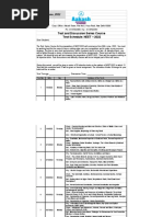Aakash Test Schedule | PDF
