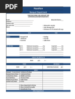 Function Sheet Template | PDF