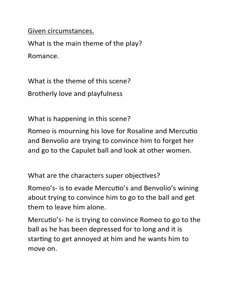 Given Circumstances | PDF