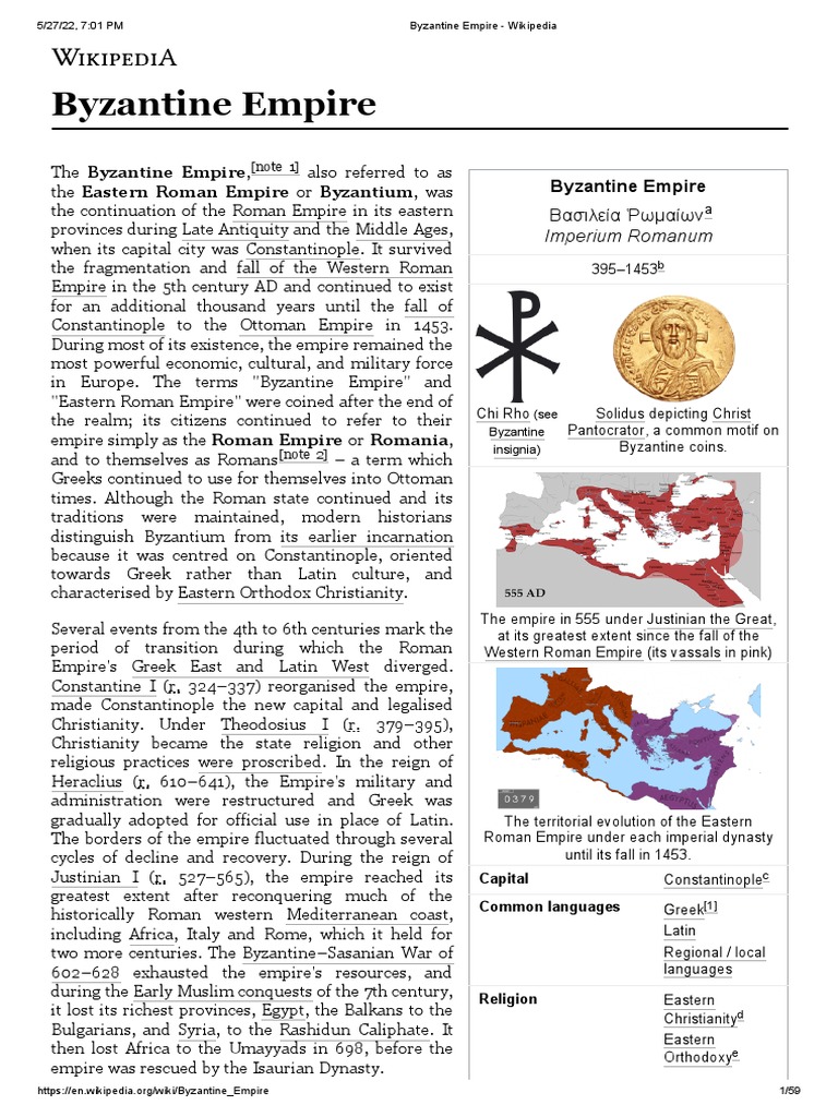 Byzantine Empire | PDF | Byzantine Empire | Justinian I