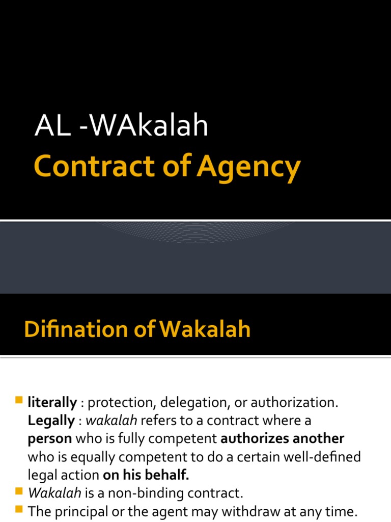 Contract of Agency | PDF | Law Of Agency | Legal Liability