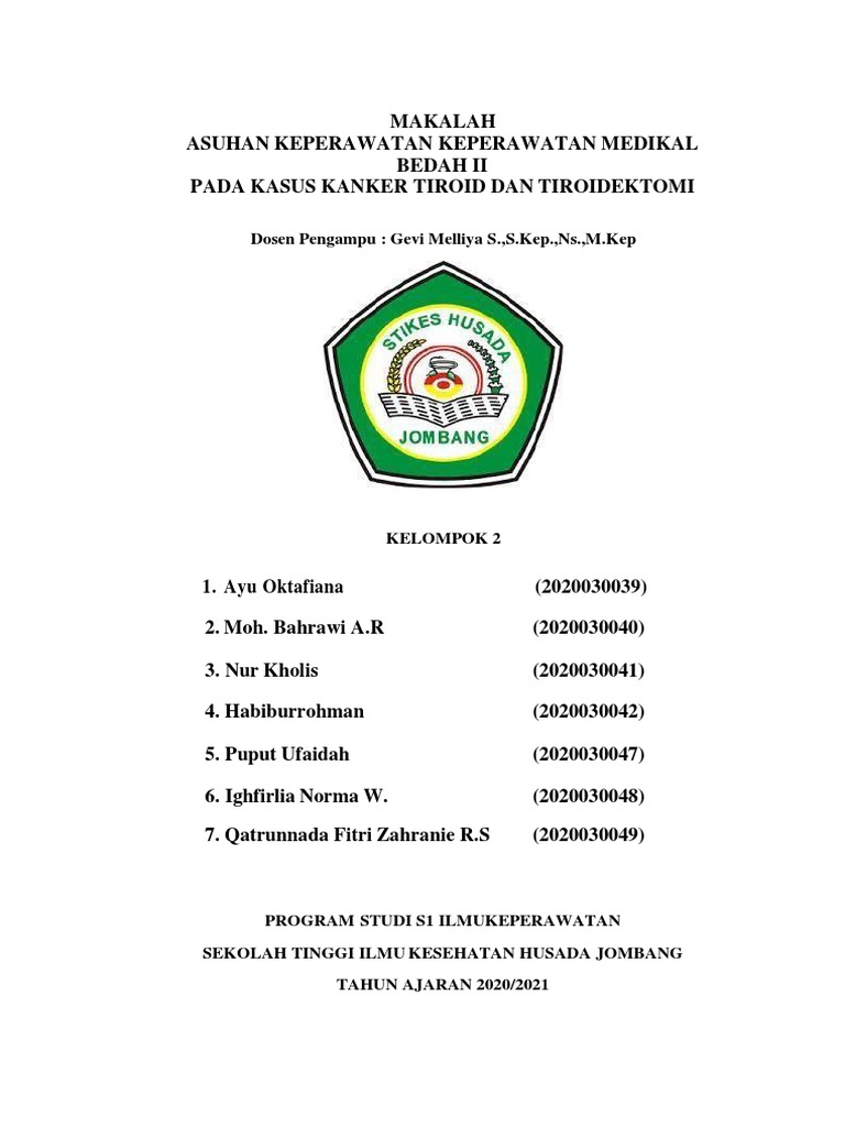 ASKEP KMB KEL 2 TIROID New | PDF