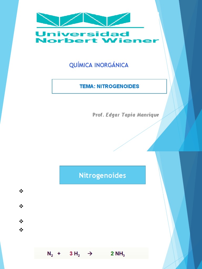 Laboratorio N°08 Nitrogenoides | PDF | Nitrógeno | Fósforo