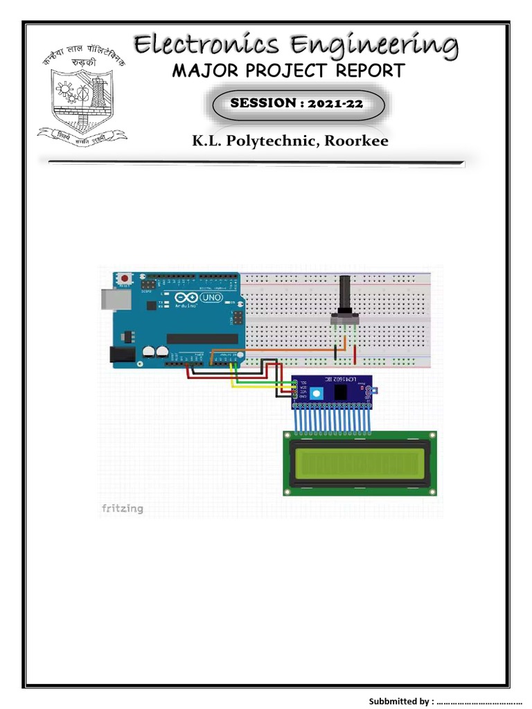 Major Project Report: K.L. Polytechnic, Roorkee | PDF | Art | Science ...