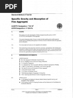AASHTO T84 (2021) - Test For Specific Gravity and Absorption of Fine ...