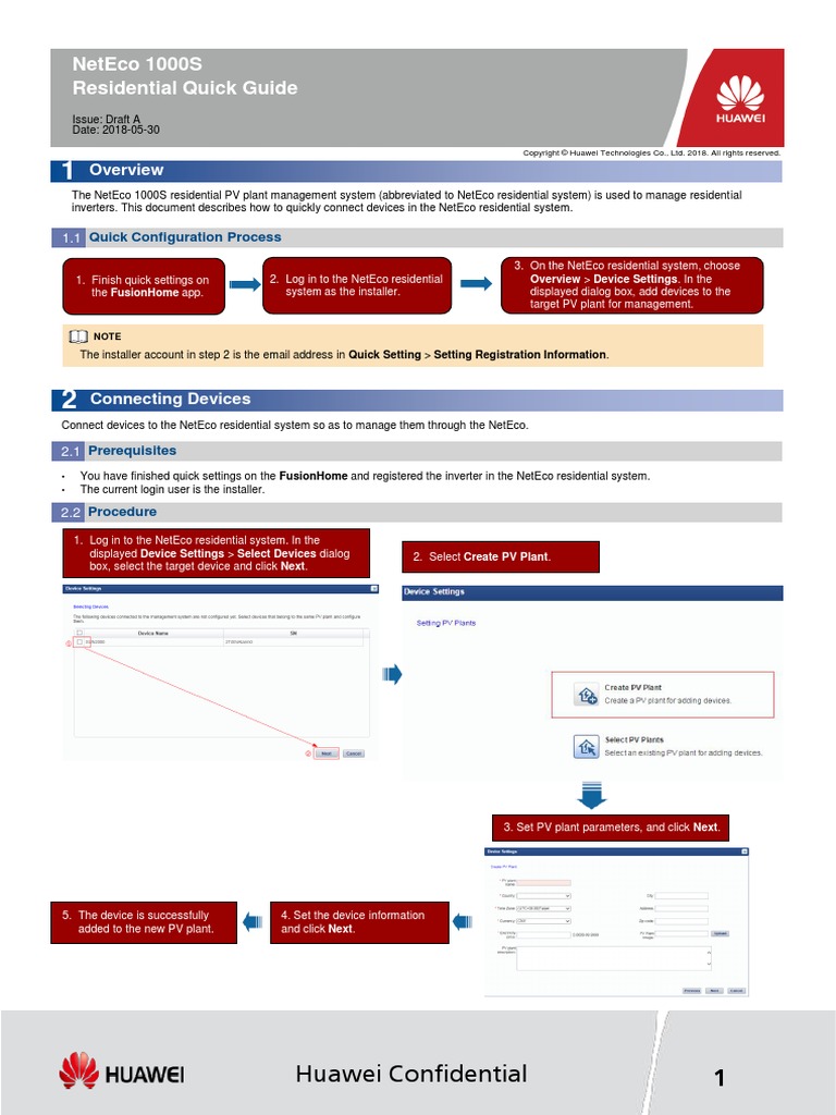 Imanager NetEco 1000S V100R003C00 Residential Quick Guide | PDF | Login ...