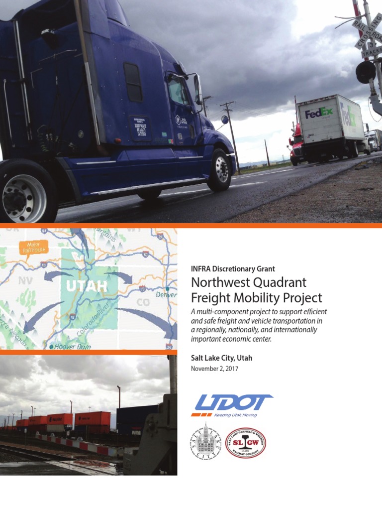 UDOT INFRA Northwest Quadrant Project Narrative | PDF | Transport ...