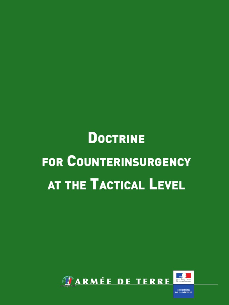 Doctrine For Counterinsurgency at The Tactical Level | PDF