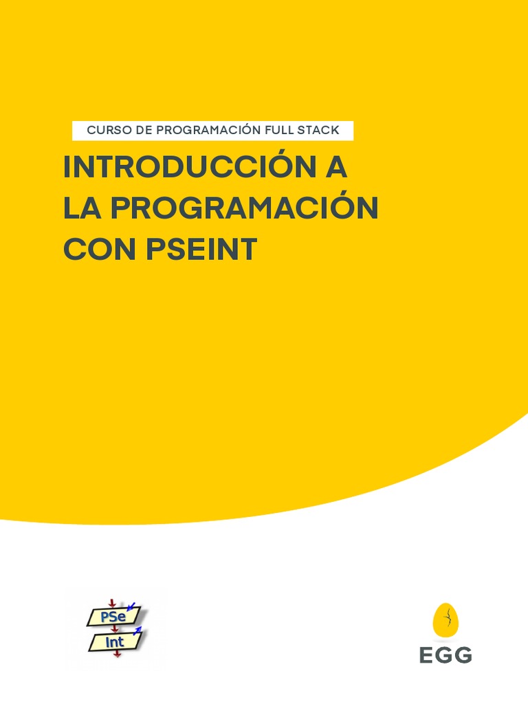 1 - Guía Introducción A La Programación Con PSeInt | PDF | Algoritmos | Lenguaje de programación