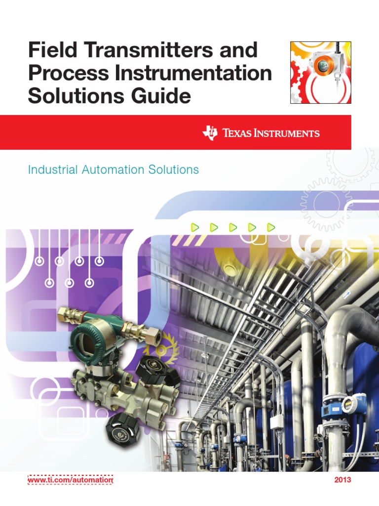Field Transmitters and Process Instrumentation Solutions Guide | PDF | Analog To Digital ...