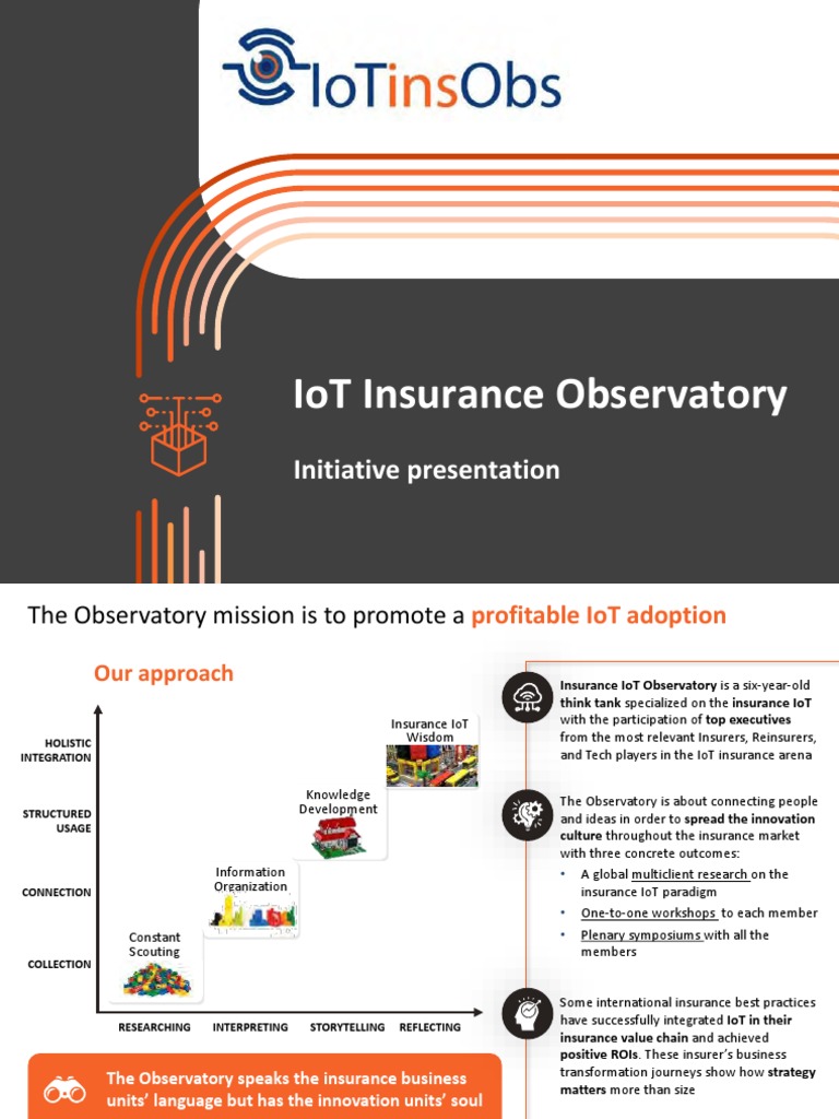 IoT Insurance Observatory Overview | PDF | Internet Of Things | Insurance