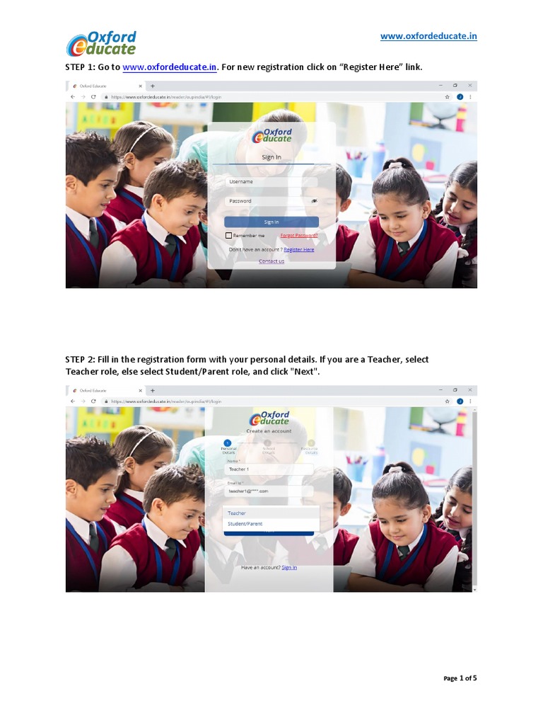 OE - Registration | PDF