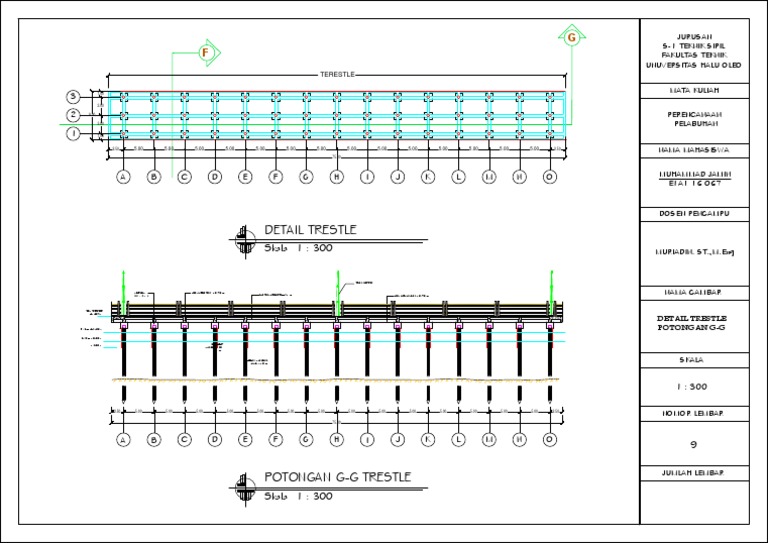 Detail Trestle Design at Scale 1:300 | PDF