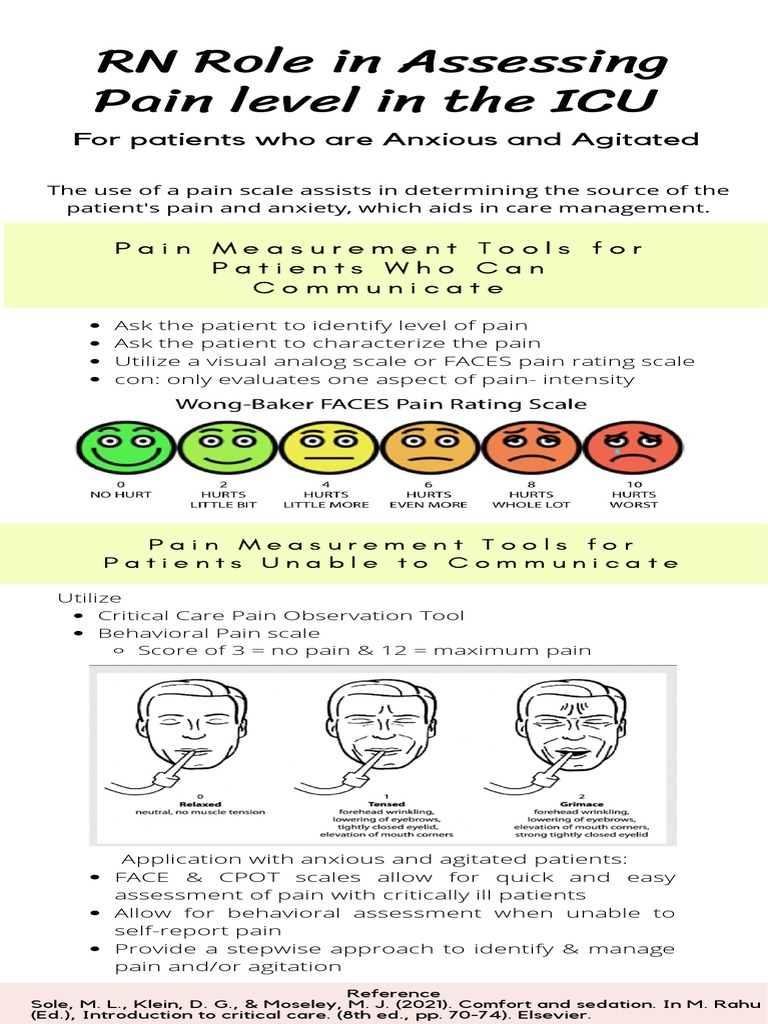 ICU Pain Assessment Tools for Nurses | PDF