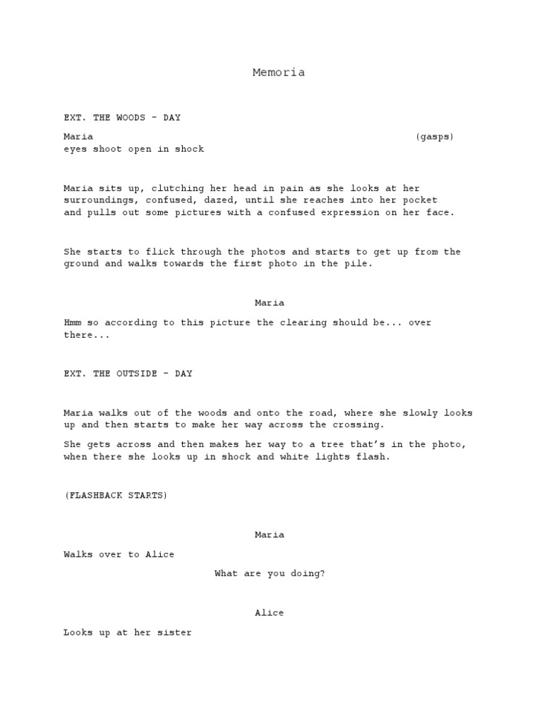 Memoria Script | PDF