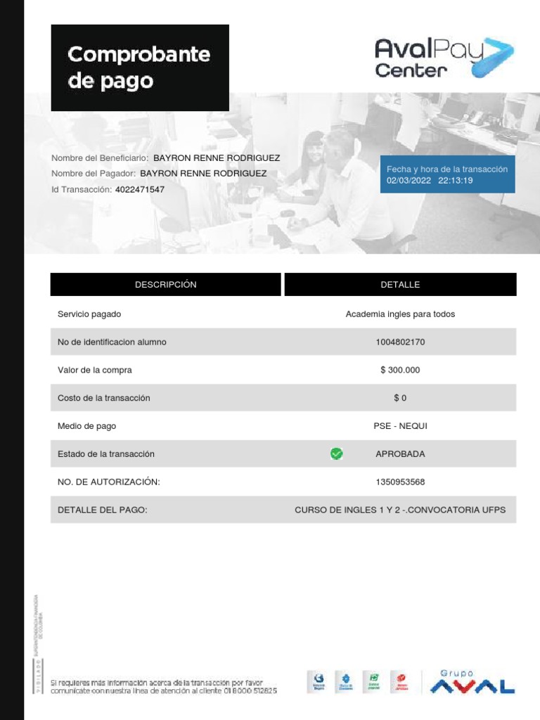 Bayron Renne Rodriguez Bayron Renne Rodriguez 4022471547: Nombre Del ...