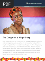 The Danger of A Single Story | PDF | Stereotypes