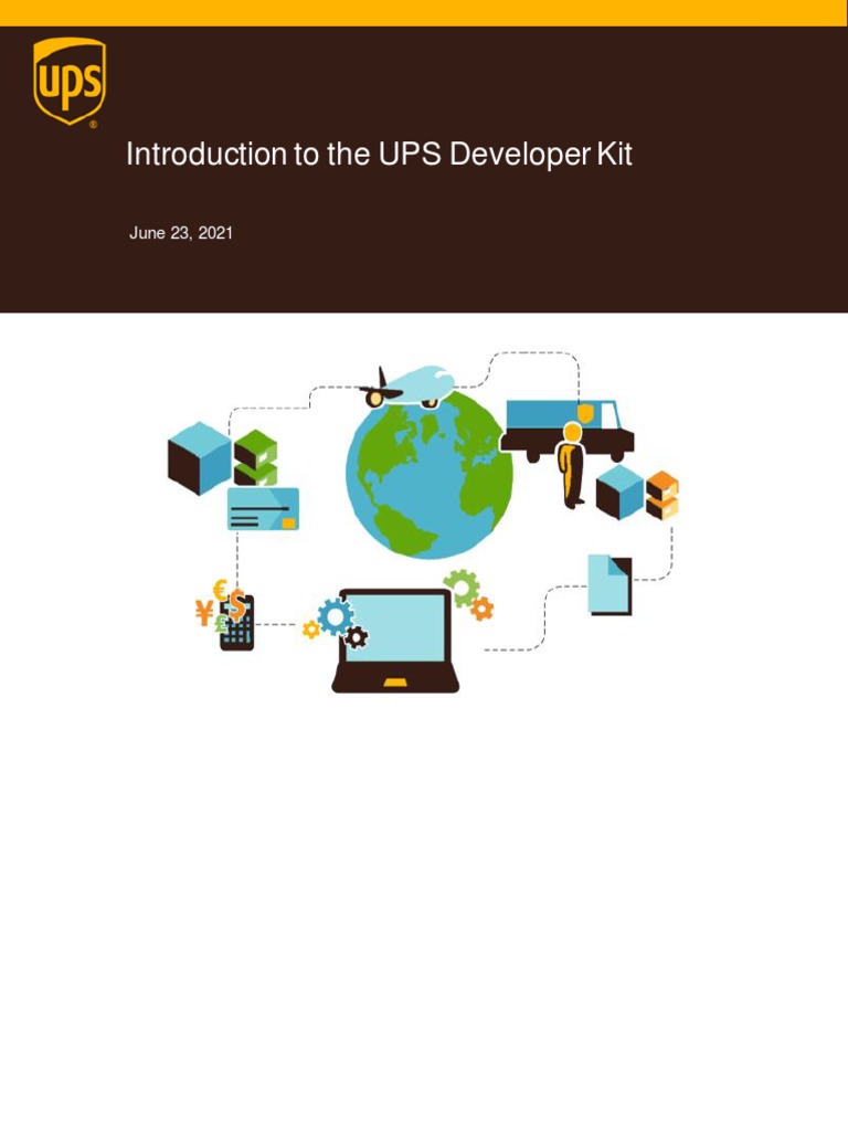 Introduction To The UPS Developer Kit | PDF | Soap | Xml