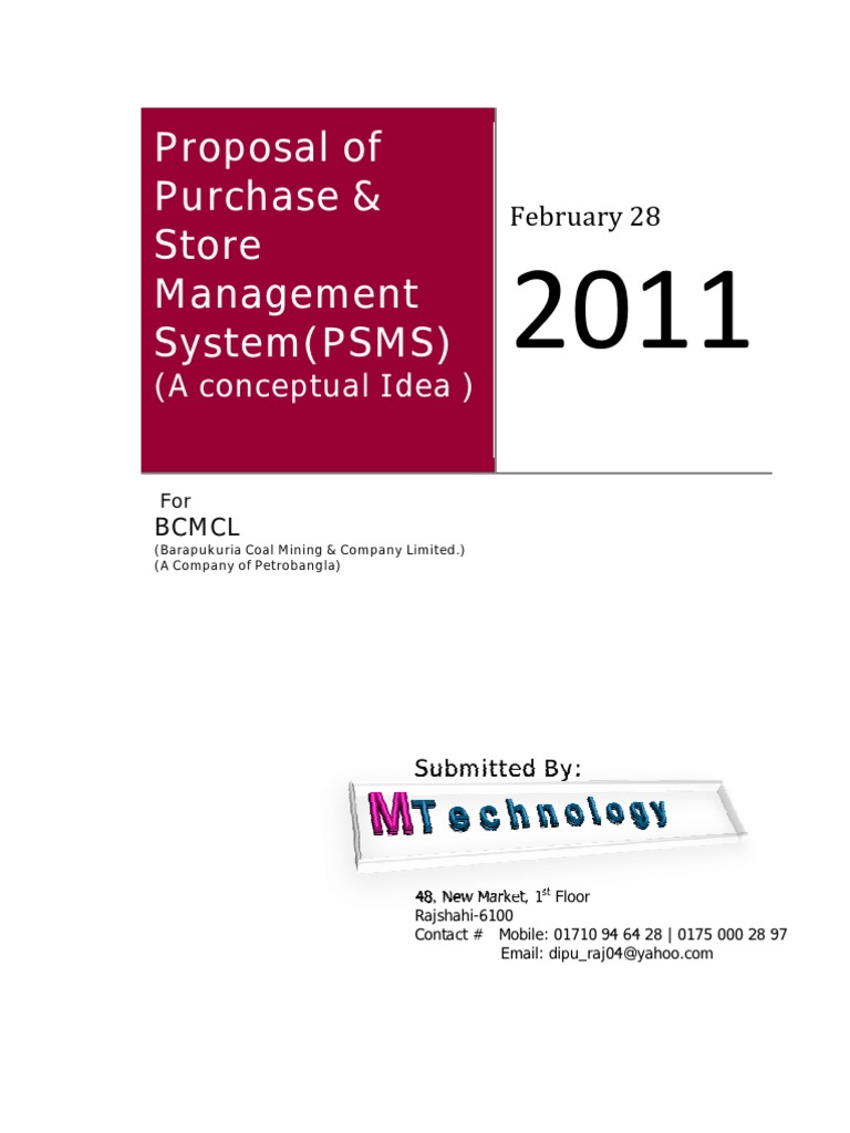 PSMS - Purchase and Store Management System | PDF | Client–Server Model ...