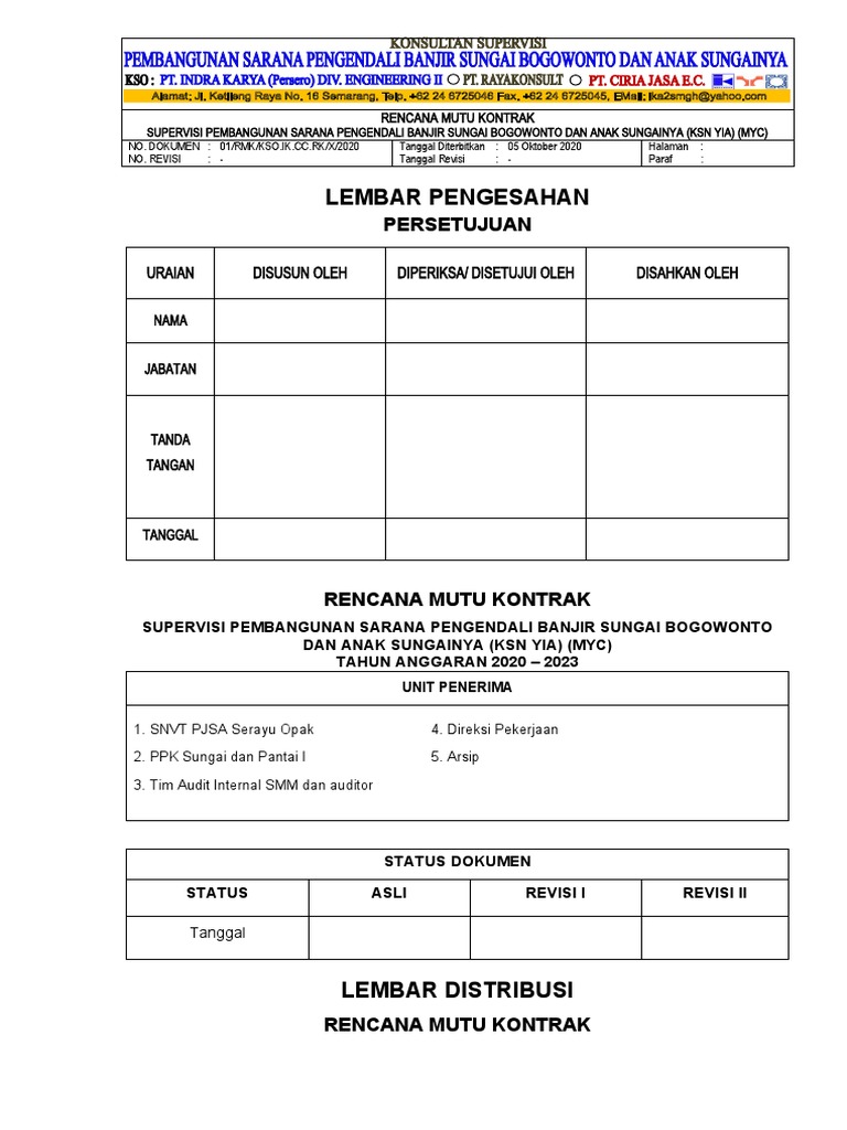 Draft RMK Bogowonto | PDF