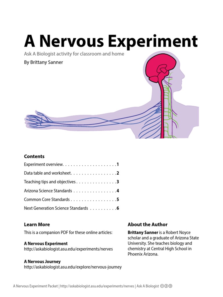 A Nervous Experiment | PDF | Nervous System | Experiment