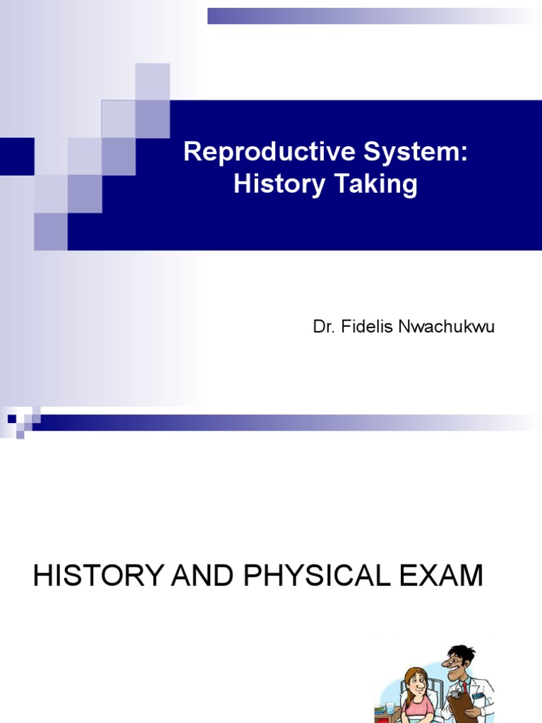 HX Taking Reproductive System | PDF | Urinary Incontinence | Menstruation