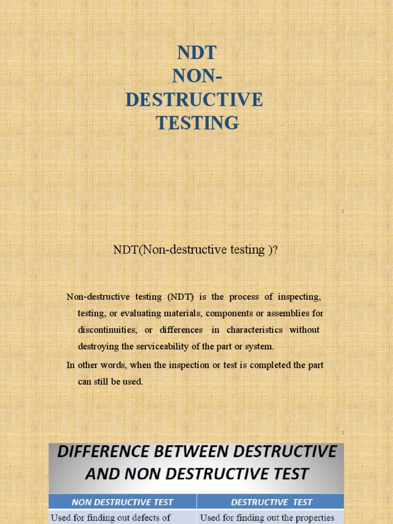 Ndt Non Destructive Testing Pdf Radiography Waves