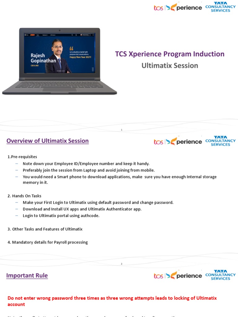 Ultimatix Login and Setup Guide | PDF | Mobile App | Ios