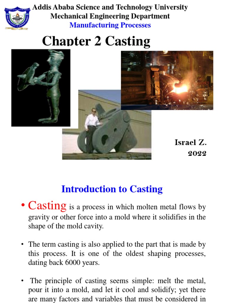 Chapter 2 Casting: Manufacturing Processes | PDF | Casting ...