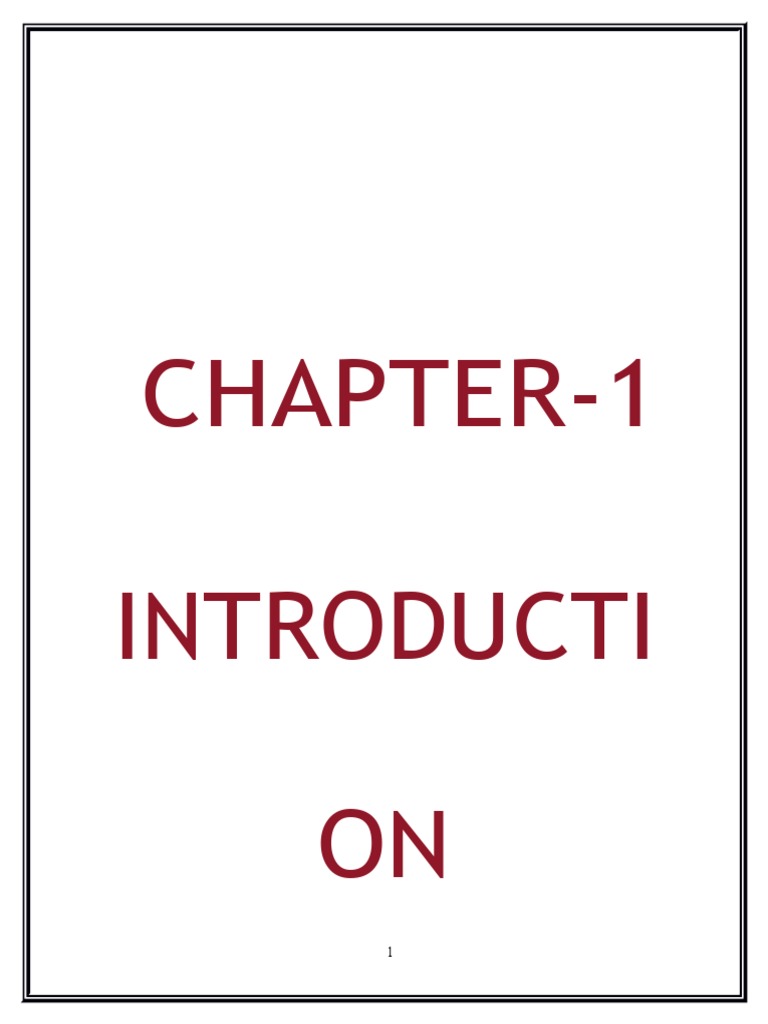Chapter-1 Introducti ON | PDF | International Financial Reporting Standards | Financial Statement