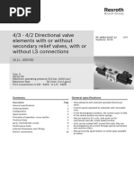 Rexroth 4we10 Data Sheet PDF | PDF | Rectifier | Valve