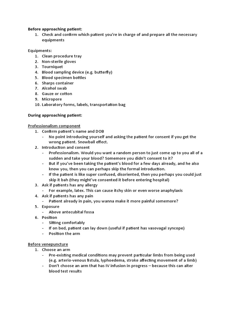 Vene Puncture | PDF | Health Care | Diseases And Disorders