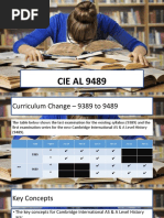 9489 Scheme of Work Paper 1 and 2 - International History (For ...