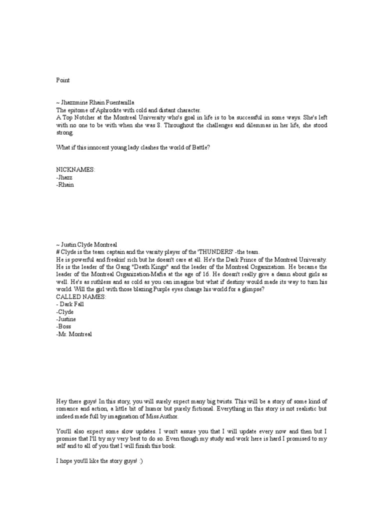 Damn My Possessive Man - TXT Version 1 | PDF