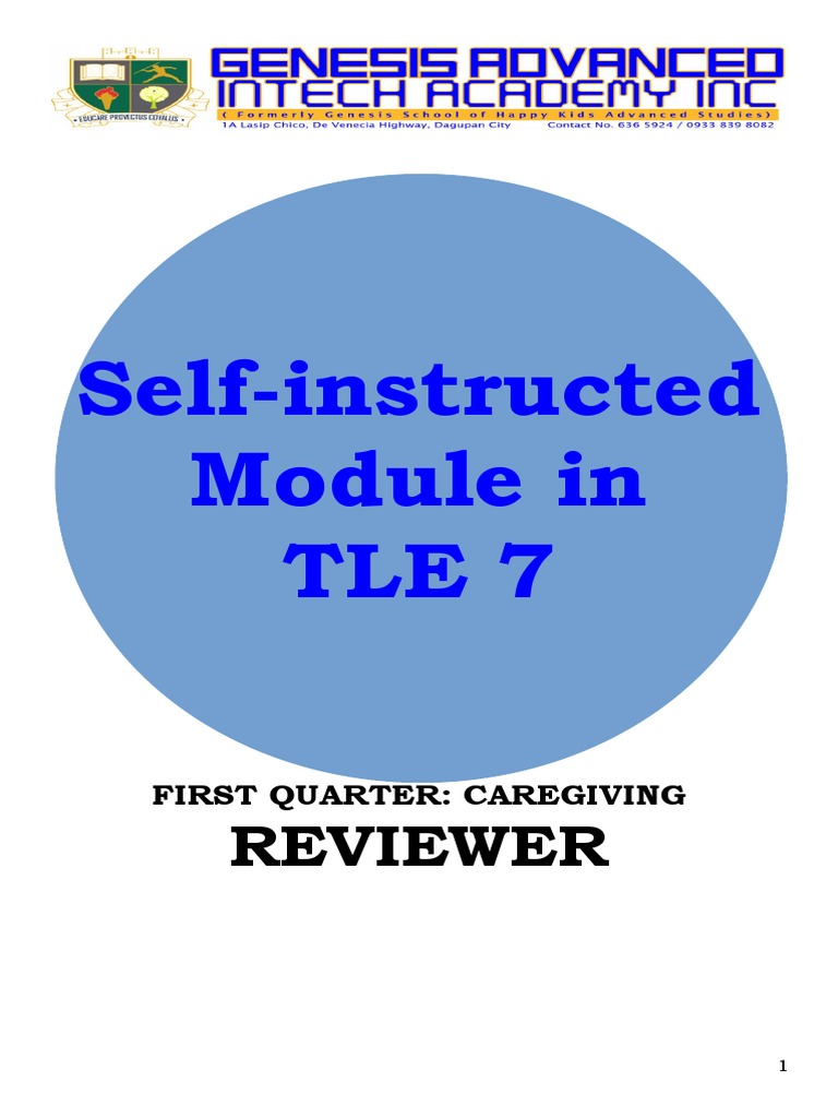 Tle 7 1ST Quarter Reviewer | PDF | Housekeeping | Personal Protective ...