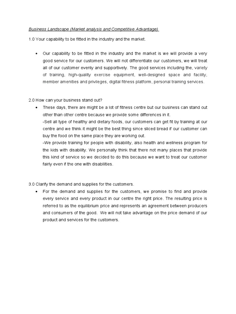 Business Landscape | PDF | Business